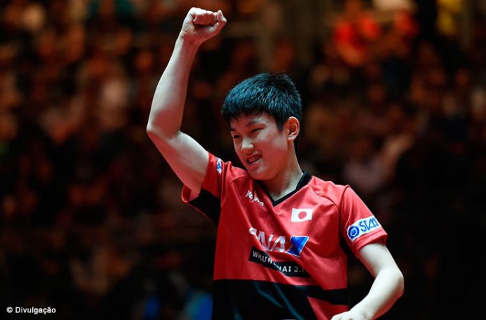 Tomokazu Harimoto continua a fazer história e já está nos quartos de ...